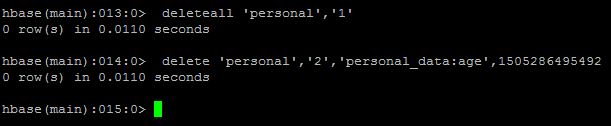 Hbase Delete Row Using Hbase Shell Command And Examples